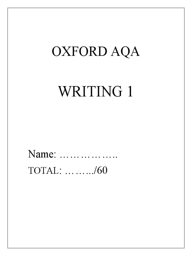 Oxford Writing Exam 12-3 | PDF | Career & Growth | Home & Garden