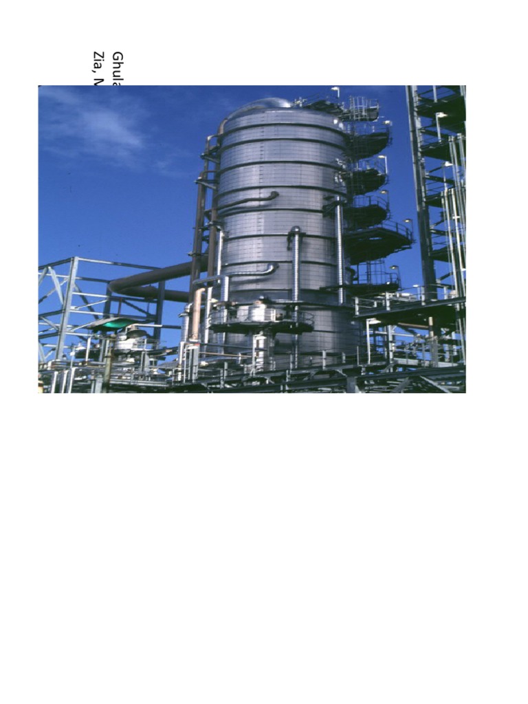 Distillation Column Internals | PDF | Distillation | Unit Operations
