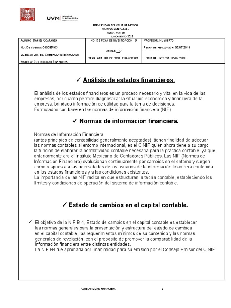 Nif B-2 | PDF | Estado financiero | Contabilidad