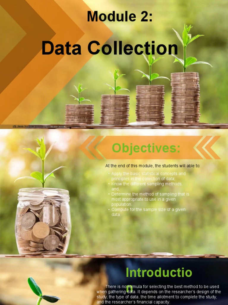 Module 2 Pdf Sampling Statistics Scientific Method 3828