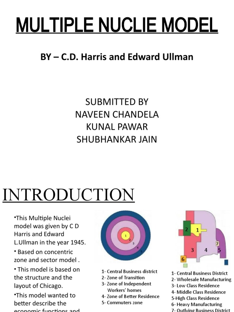 Multiple Nuclie Model: BY - C.D. Harris and Edward Ullman | PDF ...