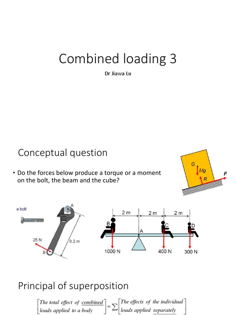 1.3-Combined Loading | PDF | Stress (Mechanics) | Bending