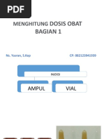 Tabel Dosis Dobutamin dan Dopamin | PDF