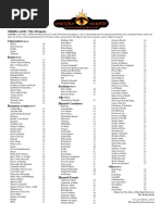 Pathfinder Experience Point Chart | PDF