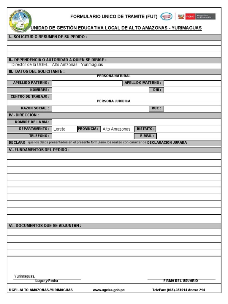 Fut-Ugel Alto Amazonas | PDF