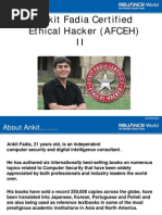 Ankit Fadia | PDF | Security Hacker | Computer Security