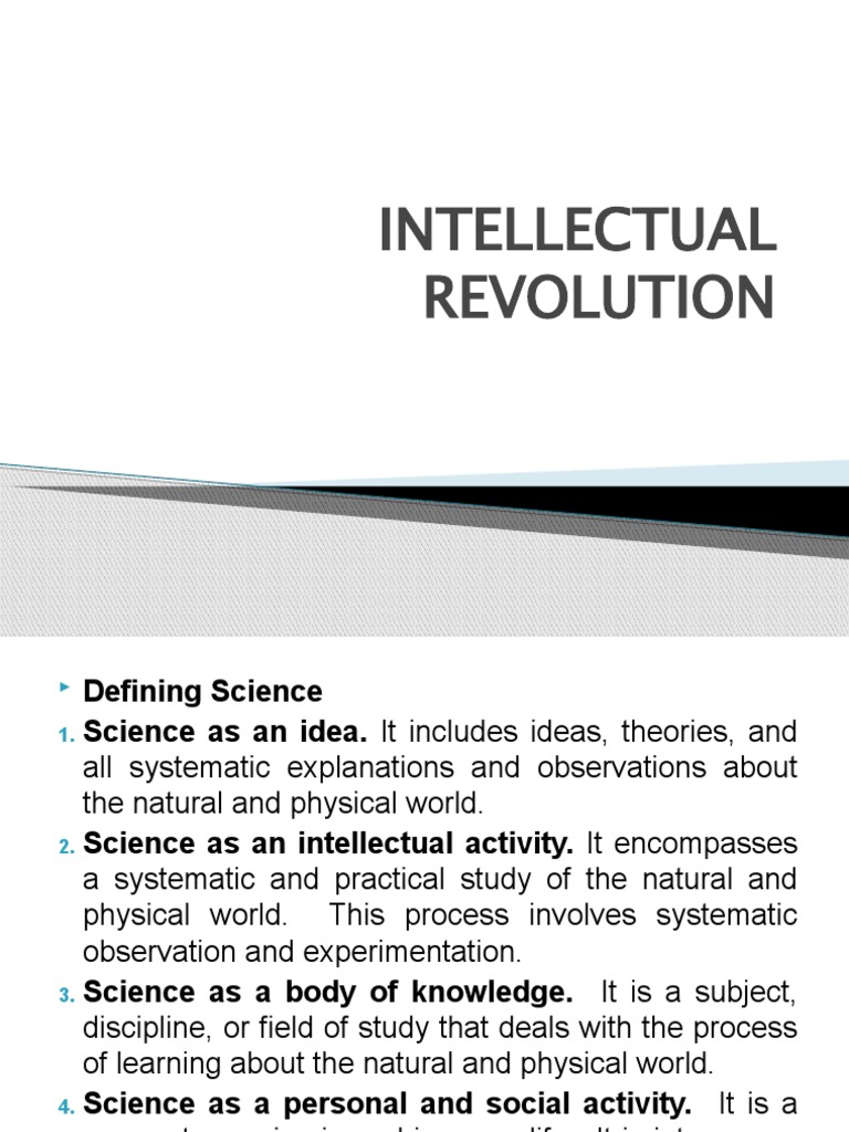 Lecture 3 Intellectual Revolution | PDF | Heliocentrism | Science
