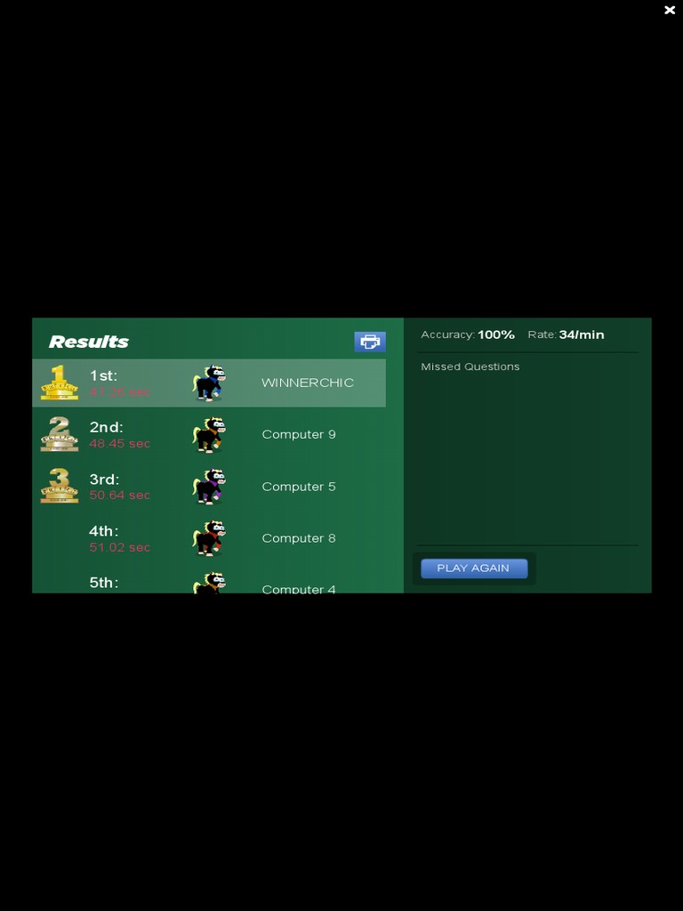 Division Derby Math Playground | PDF | Multiplication | Teaching ...