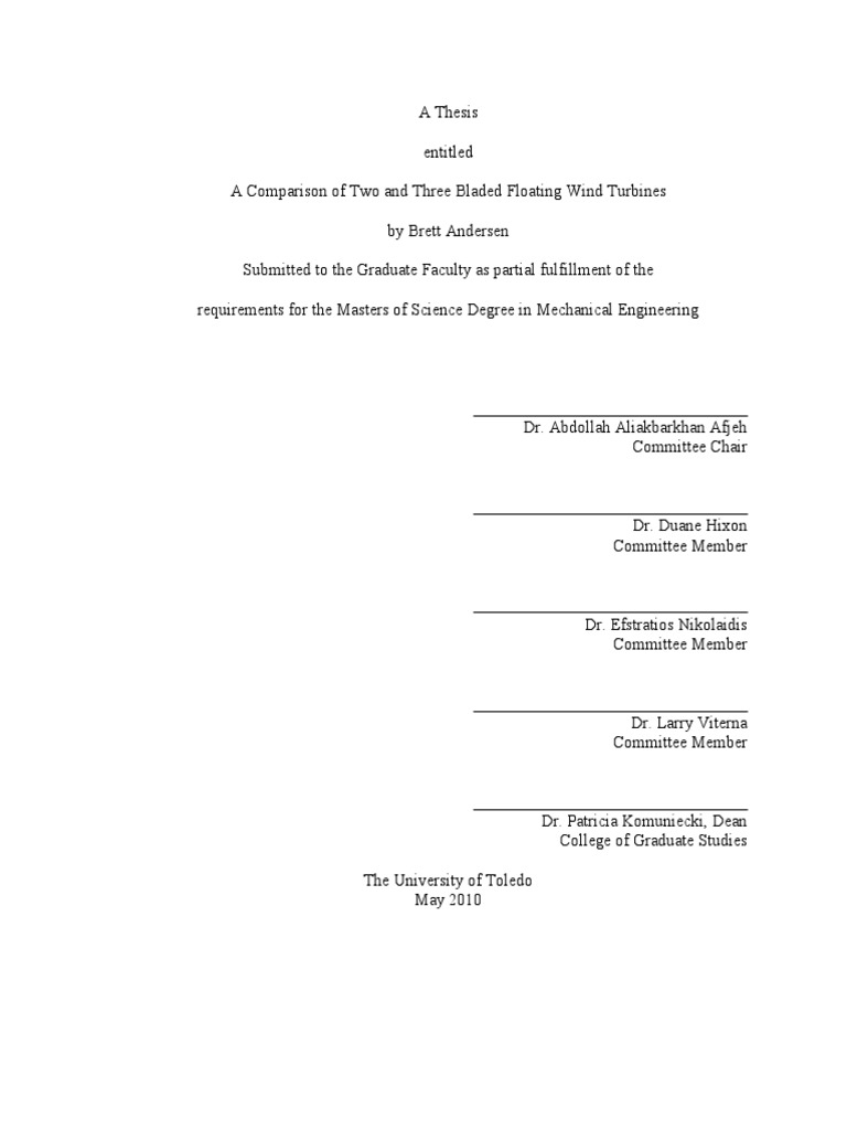 Andersen Brett | PDF | Wind Power | Offshore Wind Power