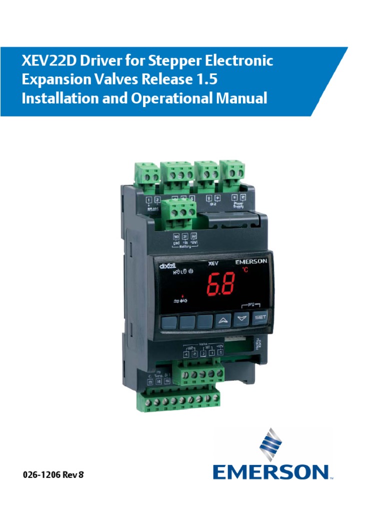 XEV22D Driver For Stepper Electronic Expansion Valves Release 1.5 ...