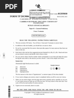 CSEC HSB June 2018 Paper 2 | PDF