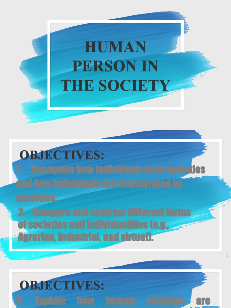 L. Human Person in The Society | PDF | Common Good | Social Contract