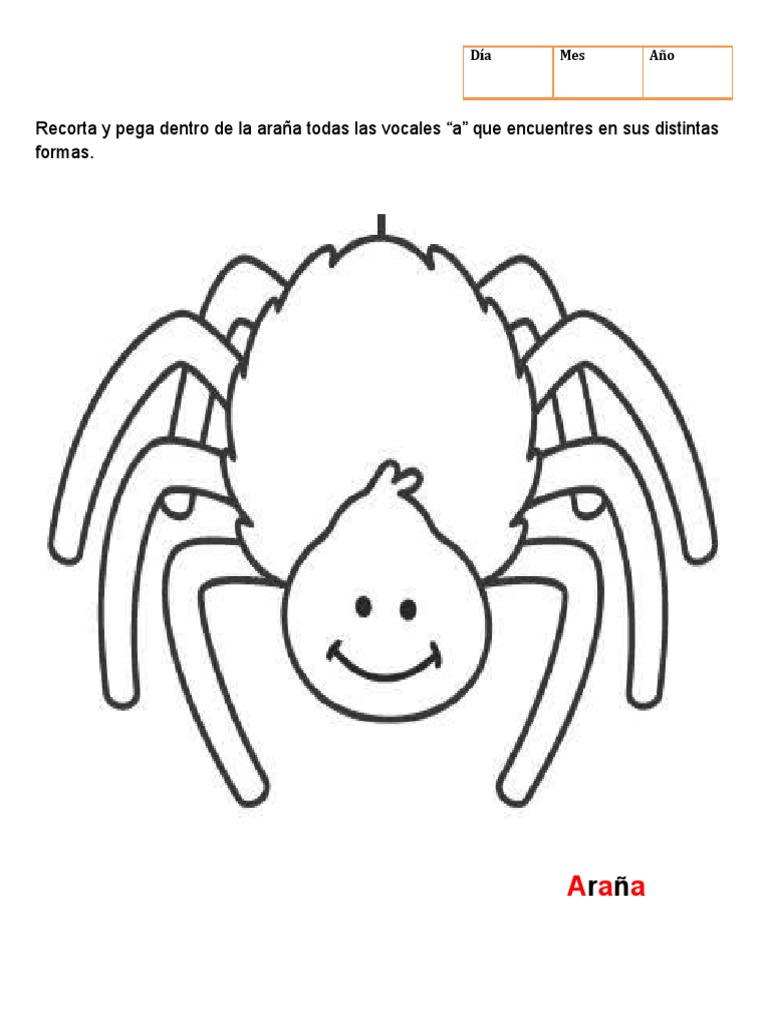 Recorta y Pega Vocales | PDF