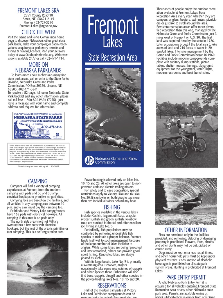 Fremont Lakes Recreation Area Guide | PDF