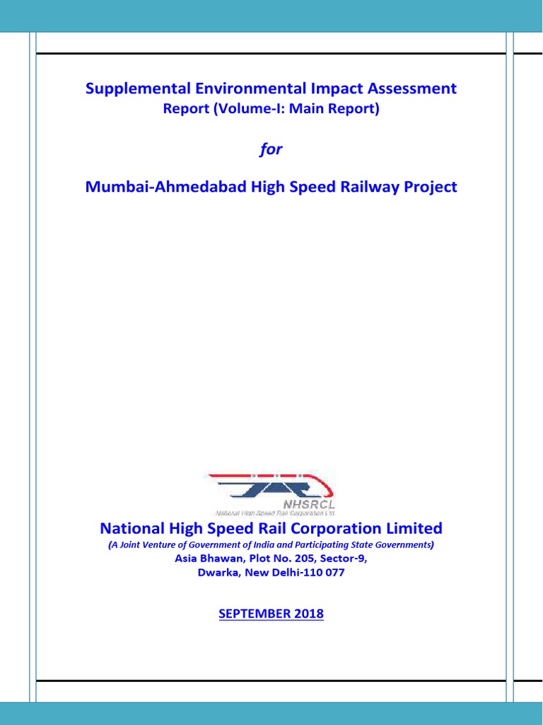 Supplemental Environmental Impact Assessment Report (Volume I Main ...