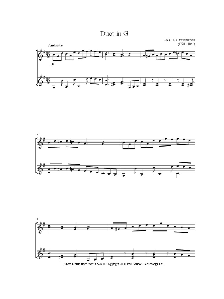 Dueto - Violão | PDF