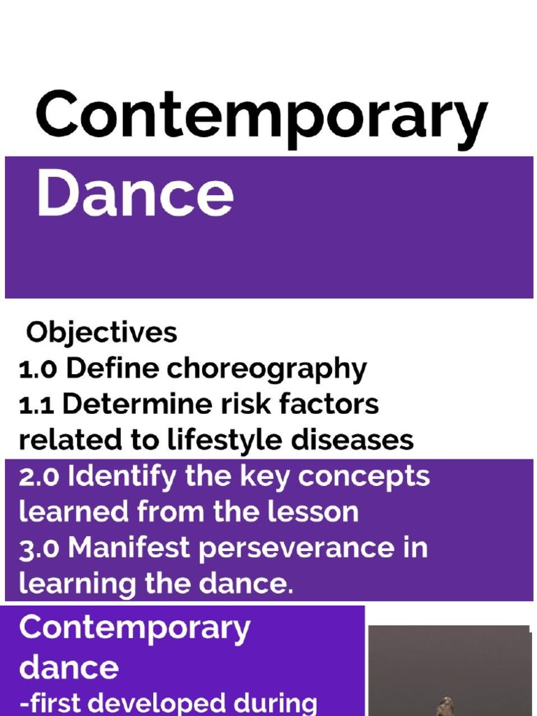 PE - 4th Quarter Lesson 1 & 2 (Contemporary Dance) | PDF