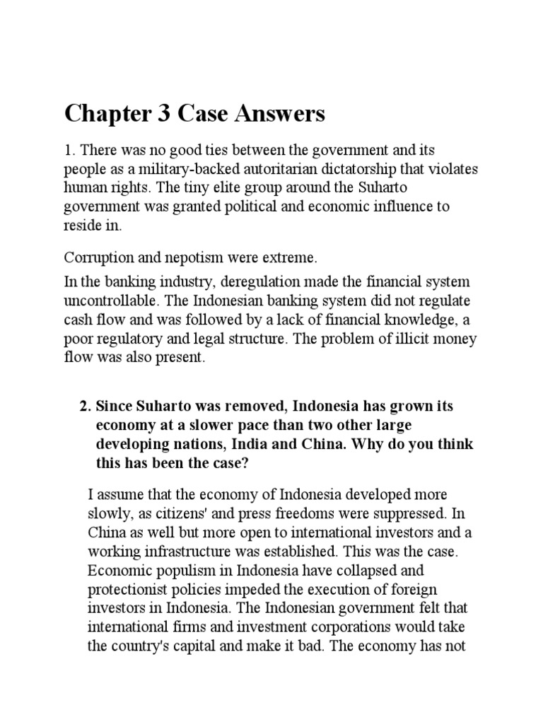 International Business Case | PDF | Privatization | Indonesia