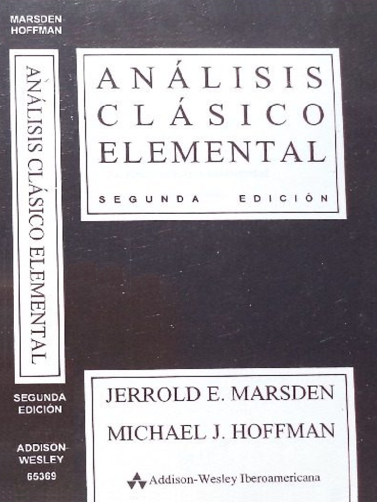 ANÁLISIS CLÁSICO ELEMENTAL-Jerrold E. Mardsen, Michael J. Hoffman-2da ...