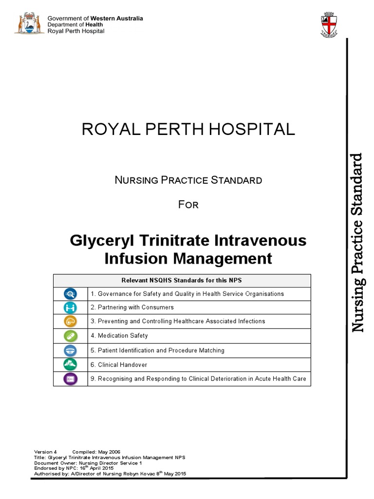 G - GTN IV Infusion MX Nps 2015 v4 | PDF | Intravenous Therapy ...