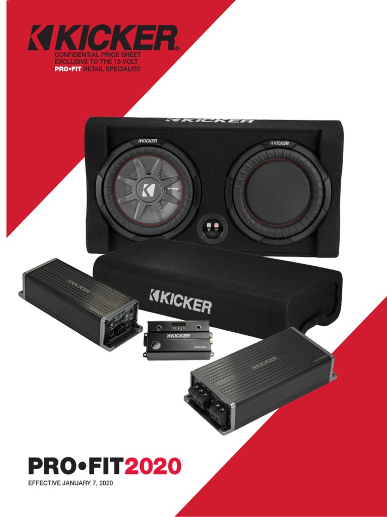2020 Kicker | PDF | Loudspeaker | Sound Production Technology