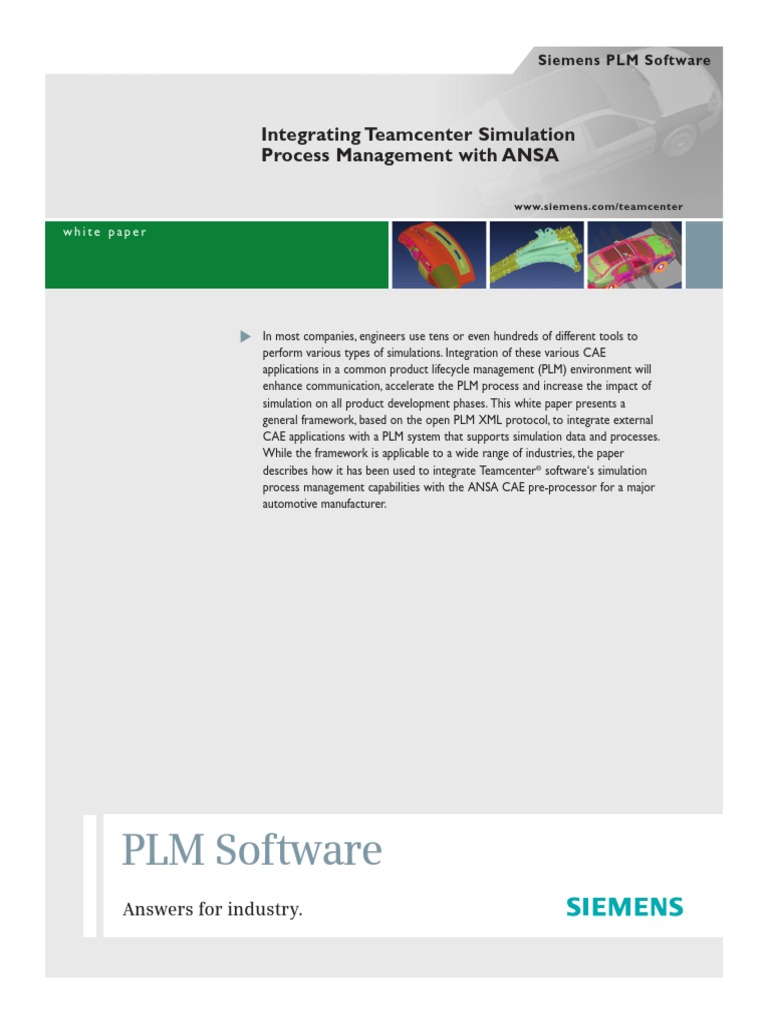 Ansa TC Sim White Paper | PDF | Product Lifecycle | Simulation