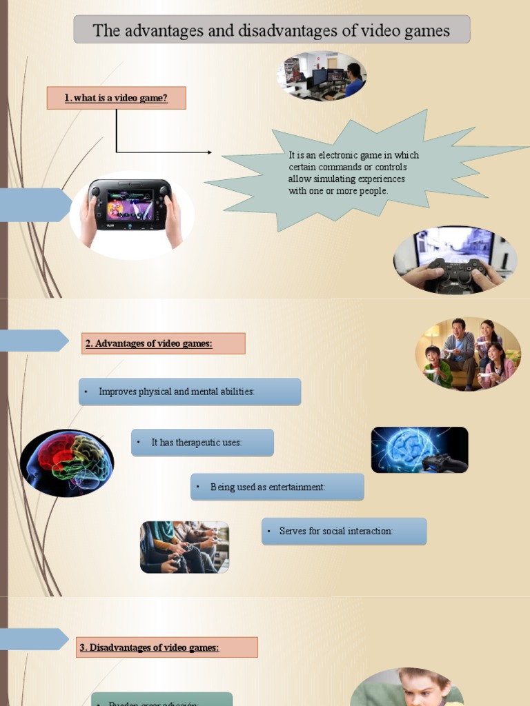The Advantages and Disadvantages of Video Games: 1. What Is A Video ...