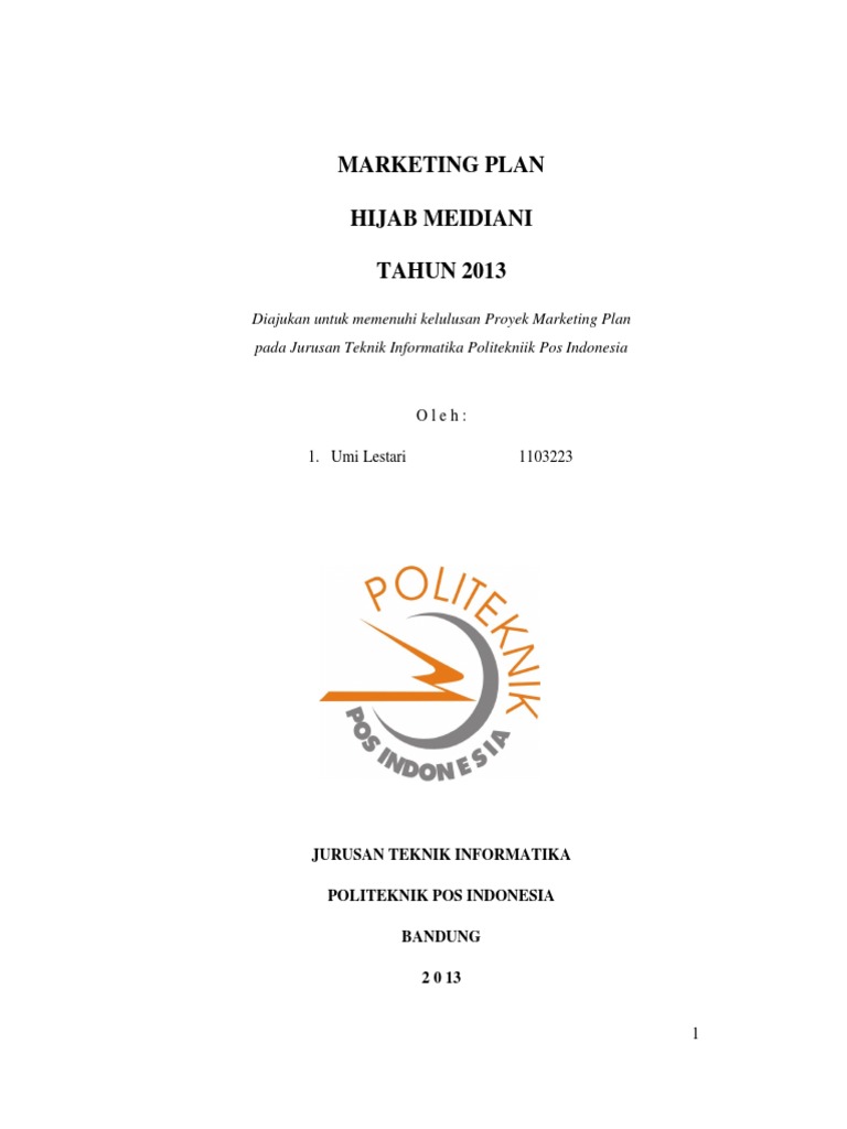 Contoh Marketing Plan | PDF