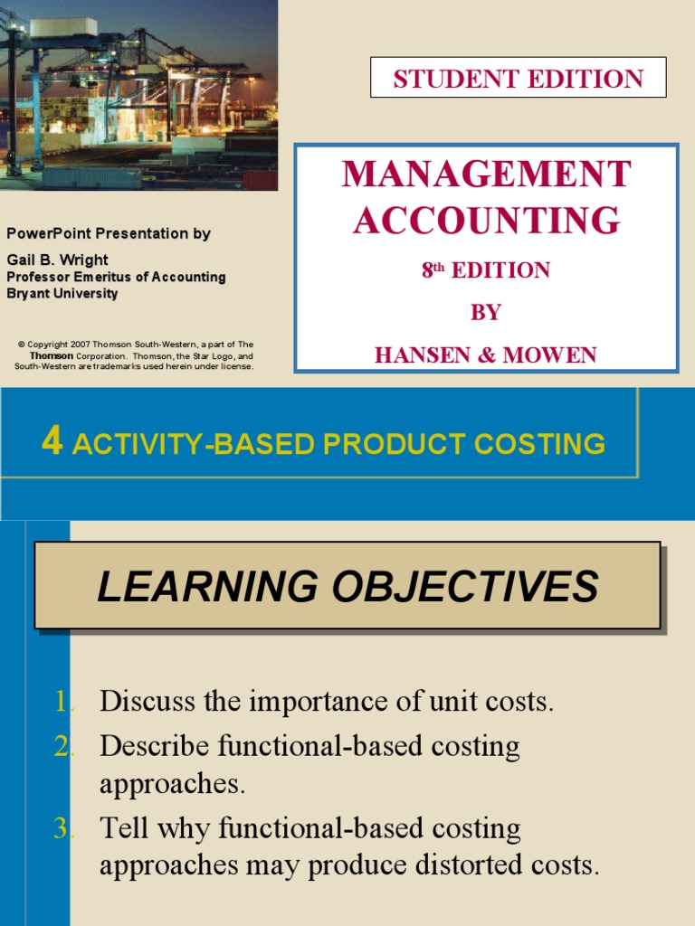 Management Accounting: Student Edition | PDF | Business Economics ...