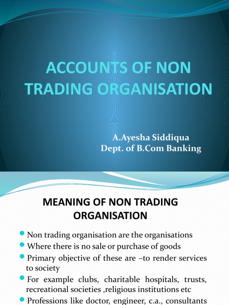 Accounts of Non Trading Organisation | PDF | Balance Sheet | Revenue