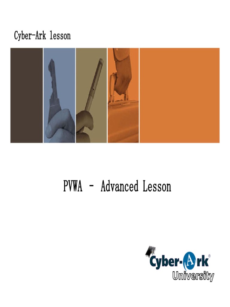 CyberArk Cookbook Lesson 2b | PDF | Password | World Wide Web