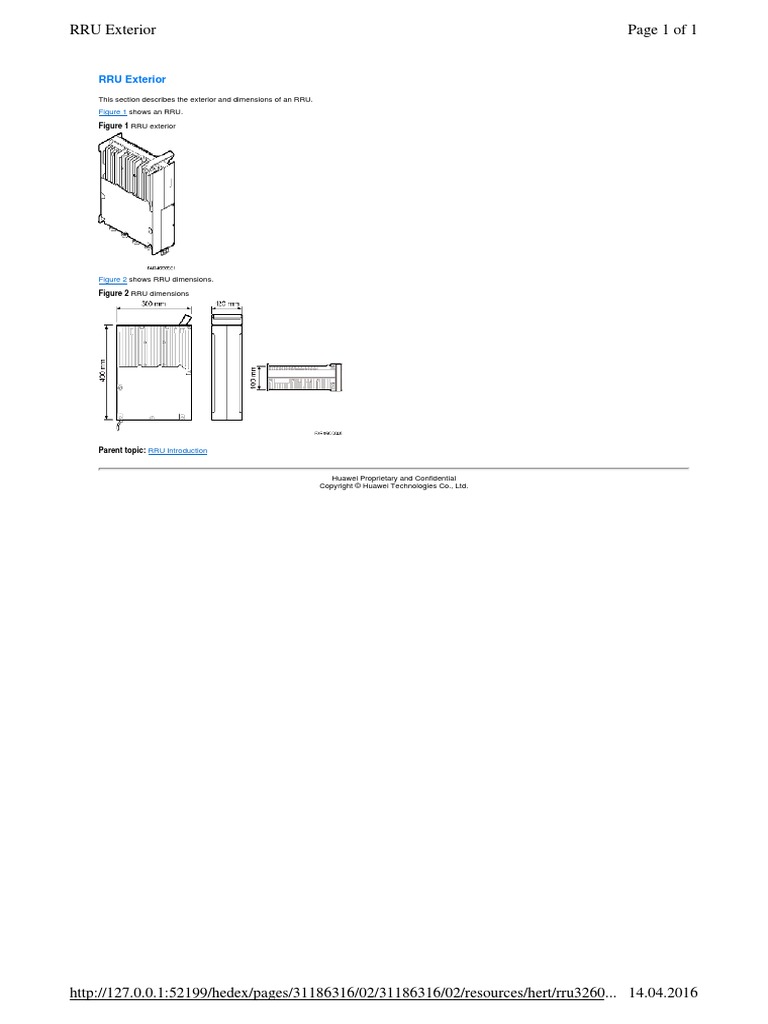 Page 1 of 1 RRU Exterior | PDF | Optical Fiber | Telecommunications ...