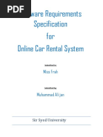 Car Rental System Abstract by Me | PDF | User (Computing) | World Wide Web