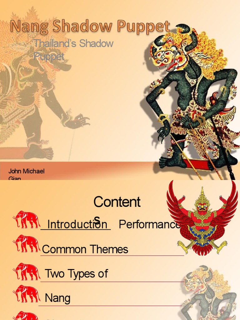 Thailand's Shadow Puppet: John Michael Gian | PDF | Performing Arts