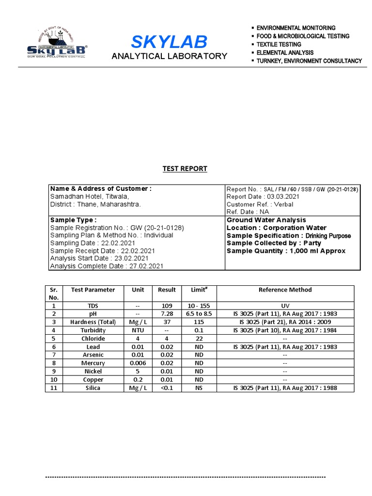Testing Report | PDF