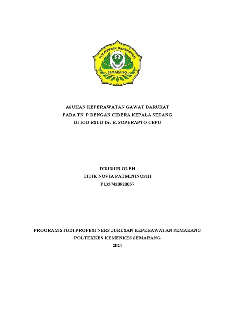 Askep CKS Igd Titik-1 | PDF