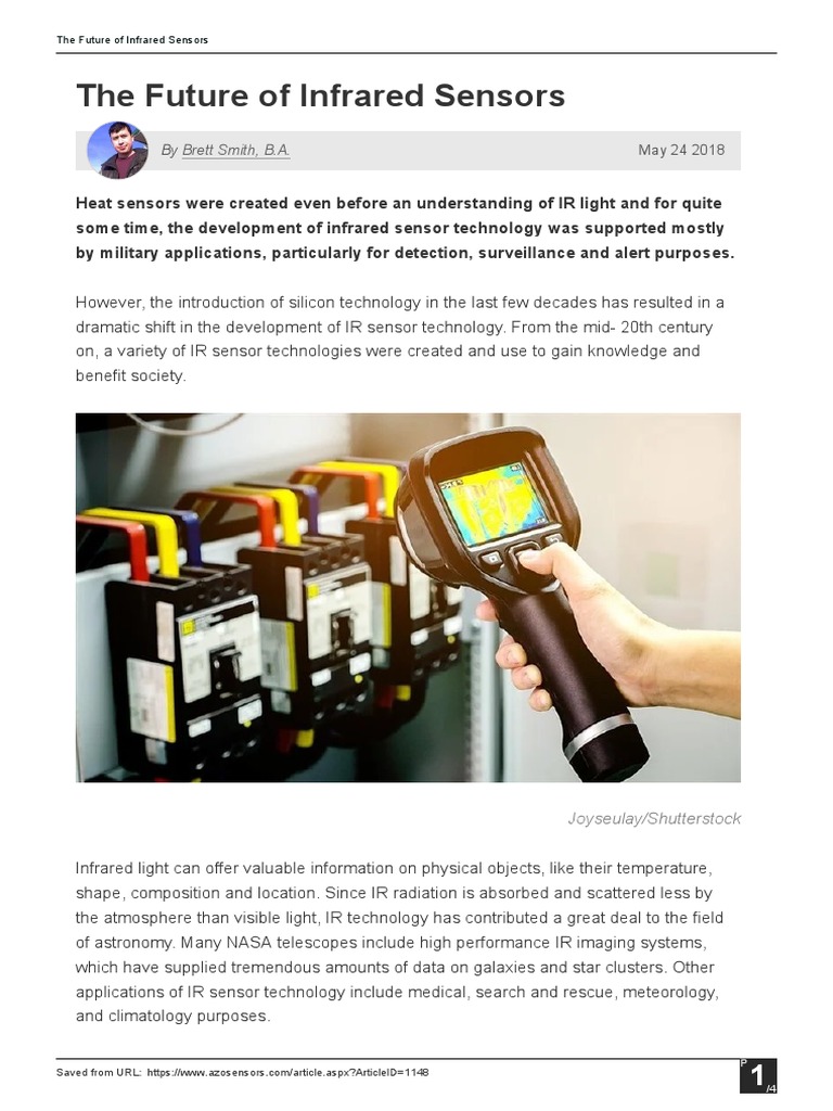 Future Trends in Infrared Sensors | PDF | Infrared | Electromagnetic ...