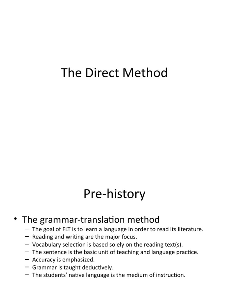 The Evolution of Language Teaching Methods: From Grammar-Translation to ...