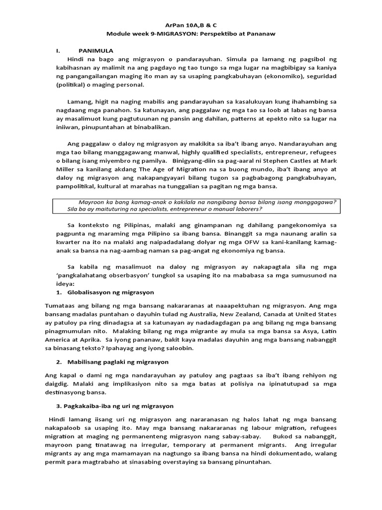 ArPan 10-9th Week | PDF