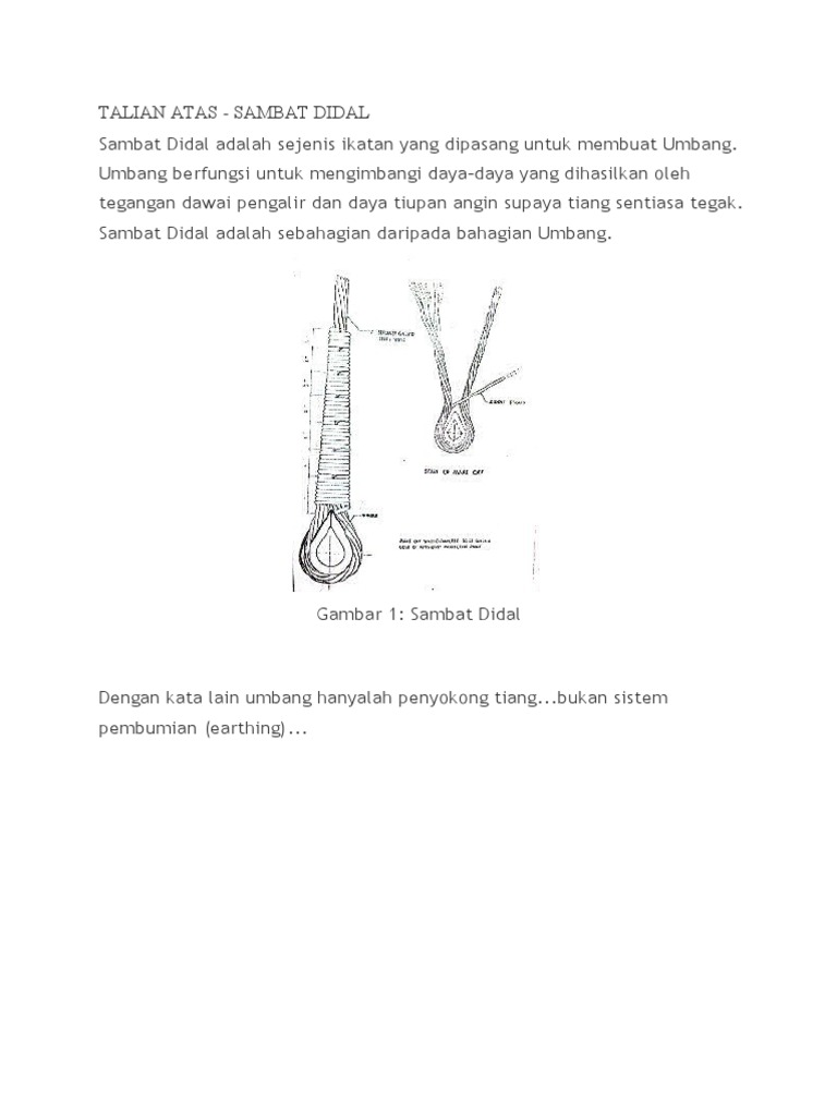 Talian Atas - Sambat Didal | PDF