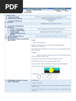 Lesson Plan 3rd Quarter Math | PDF | Circle | Angle