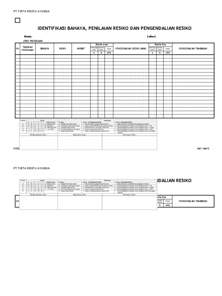 Lembar Kerja IBPR | PDF