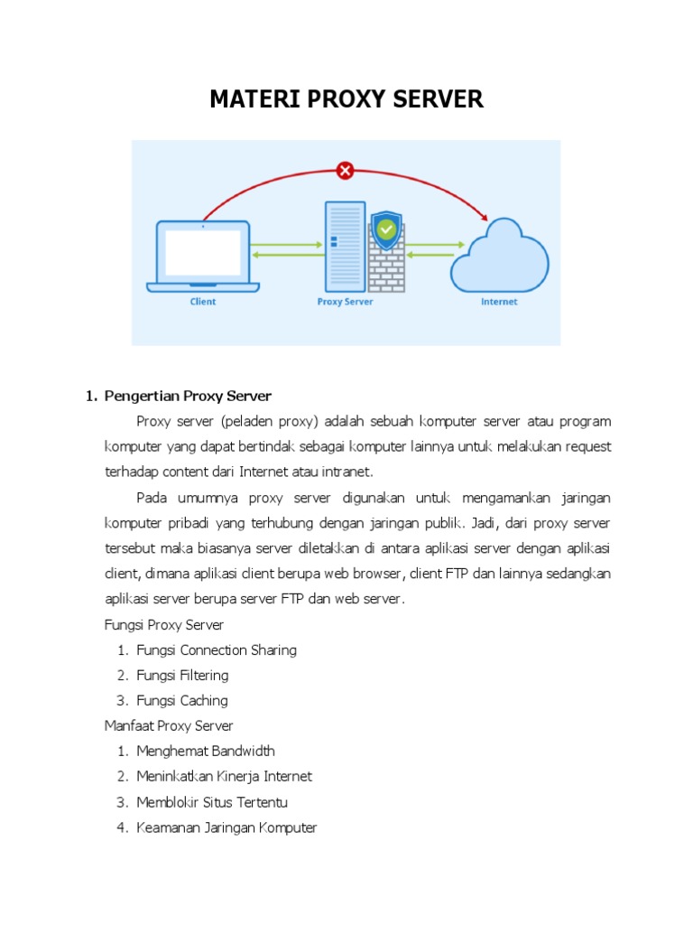 Materi Proxy Server | PDF