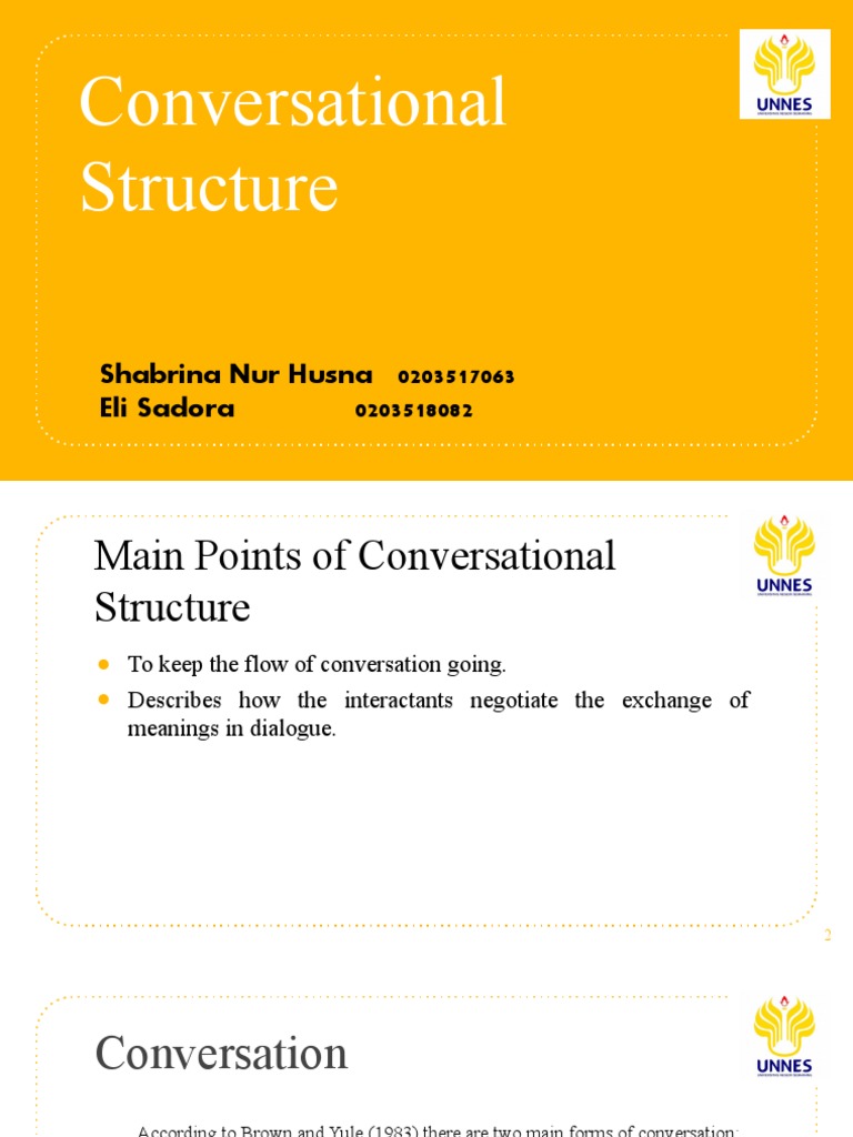 Presentation Conversational Structures Fix | PDF | Human Nature ...