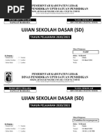 Contoh LJK (Lembar Jawaban Komputer SD SMP Sma) | PDF