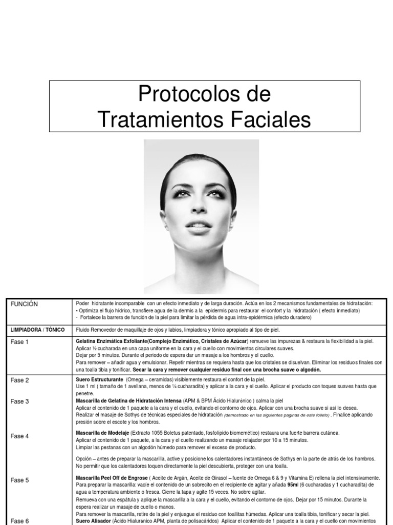 Protocolos Faciales 1 | PDF | Naturaleza