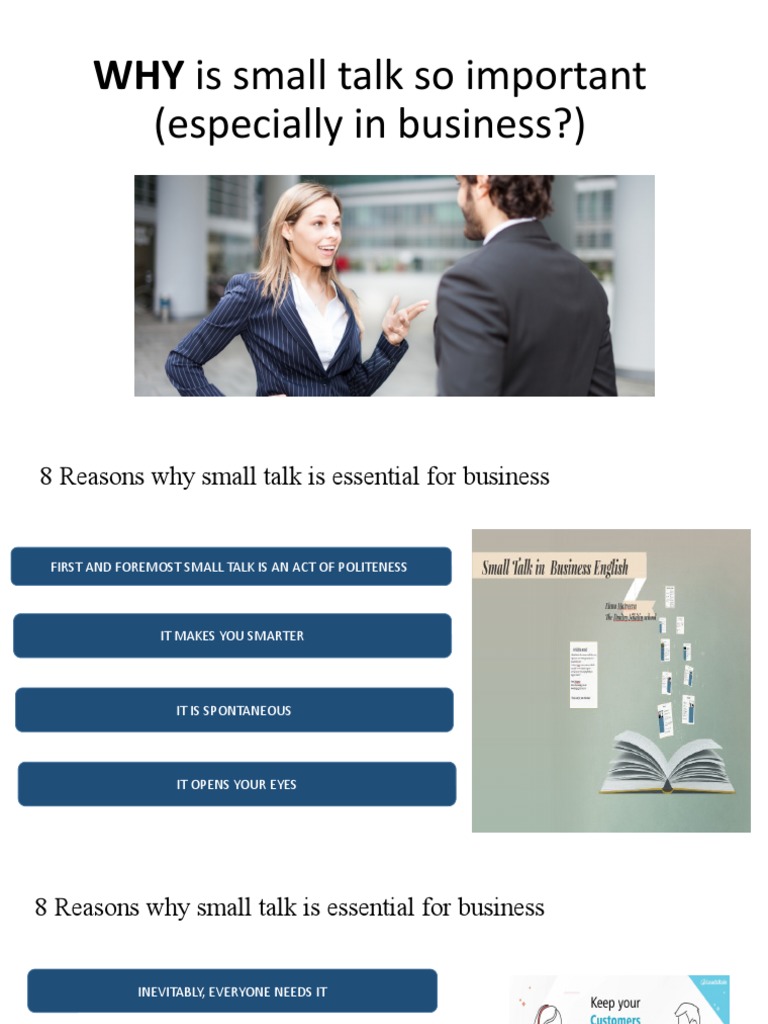 WHY Is Small Talk So Important: (Especially in Business?) | PDF