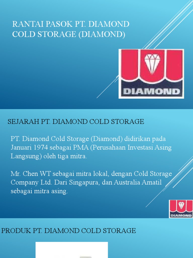 Rantai Pasok Pt. Diamond Cold Storage (Diamond) | PDF