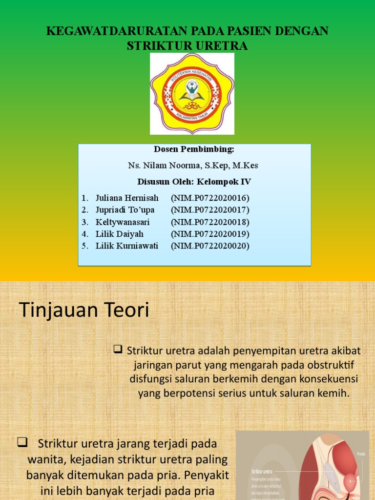 Kegawatan Striktur Uretra dan Penanganan | PDF