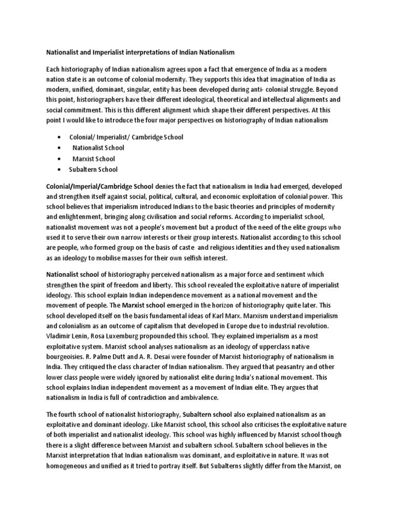 Nationalist Approach | PDF | Nationalism | British Raj